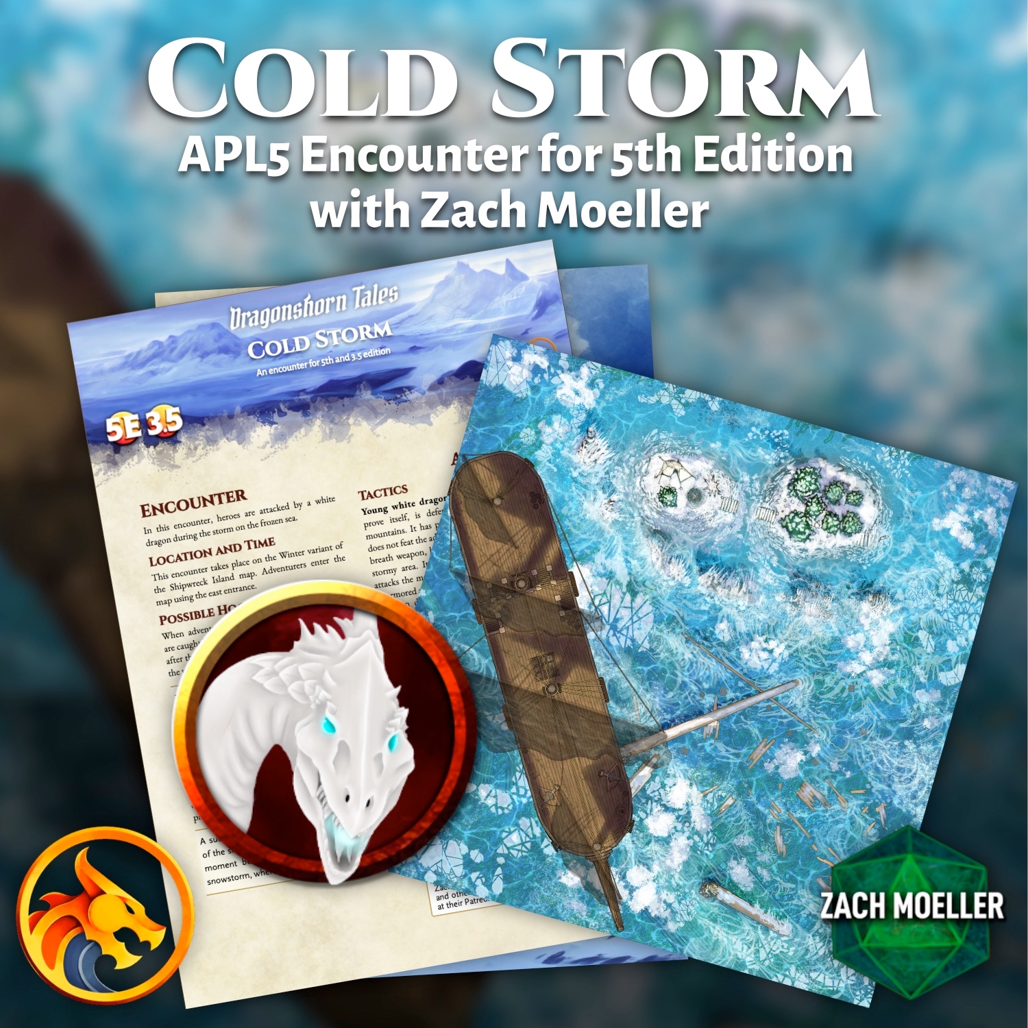 Cold Storm - Exclusive Encounter - September 2021 - Dragonshorn Studios